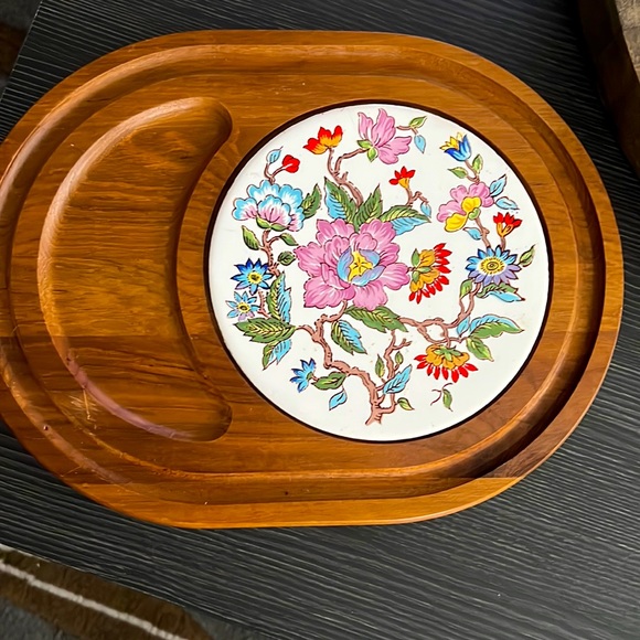 dolphin | Kitchen | Vintage Cheese Board Tray | Poshmark
